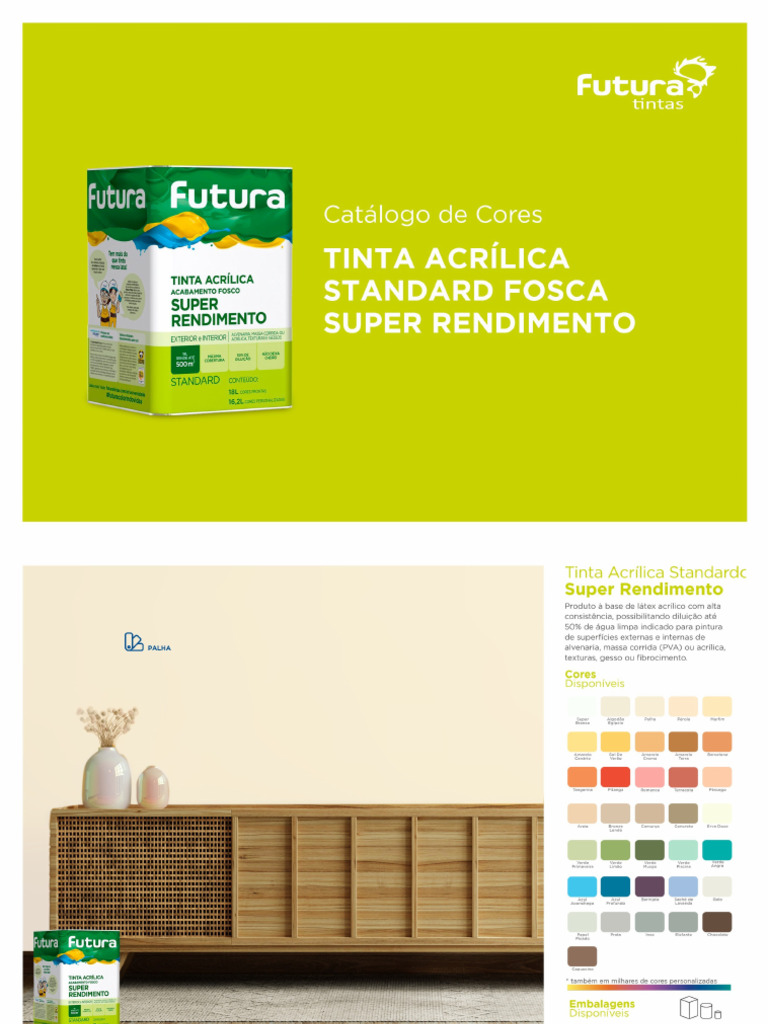 Tinta-Acrilica-Standard-Fosca-Super-Rendimento-1 | PDF