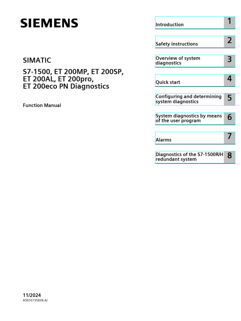 s71500 Diagnosis Function Manual en-US en-US | PDF | Computer Security | Security