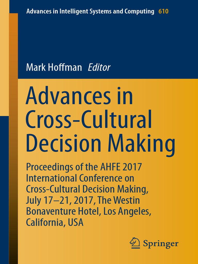 Advances in Cross-Cultural Decision Making | PDF | Human Communication