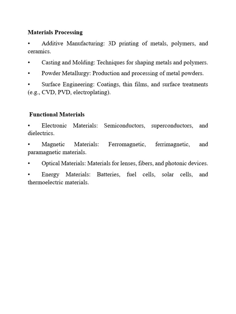 Materials Processing | PDF