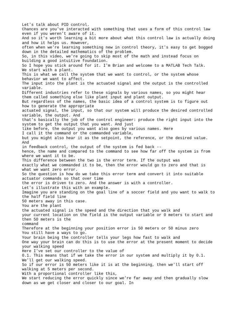 (English) What Is PID Control - Understanding PID Control, Part 1 ...