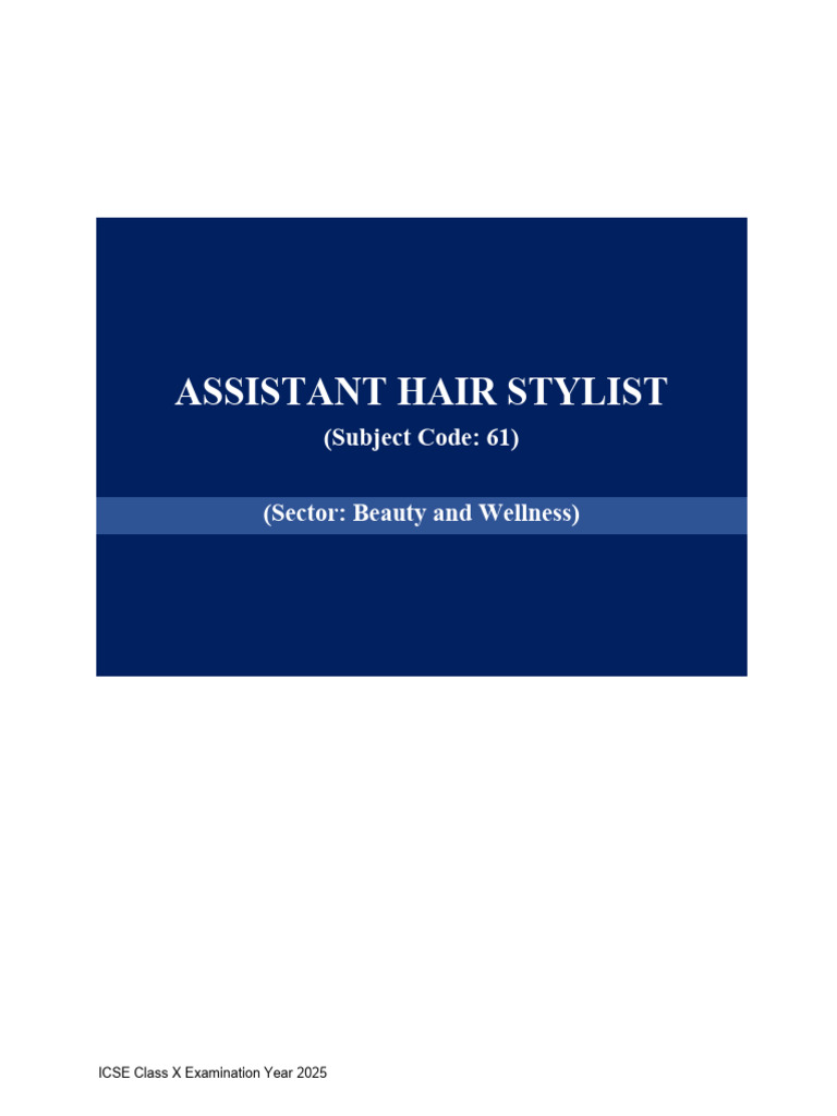 3-ICSE-Assistant-Hair-Stylist_12042024 | PDF | Hairstyle | Computer File