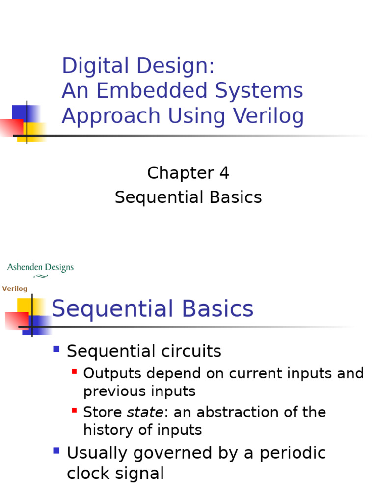 03 Sequential Basics | PDF | Electronic Design | Computing