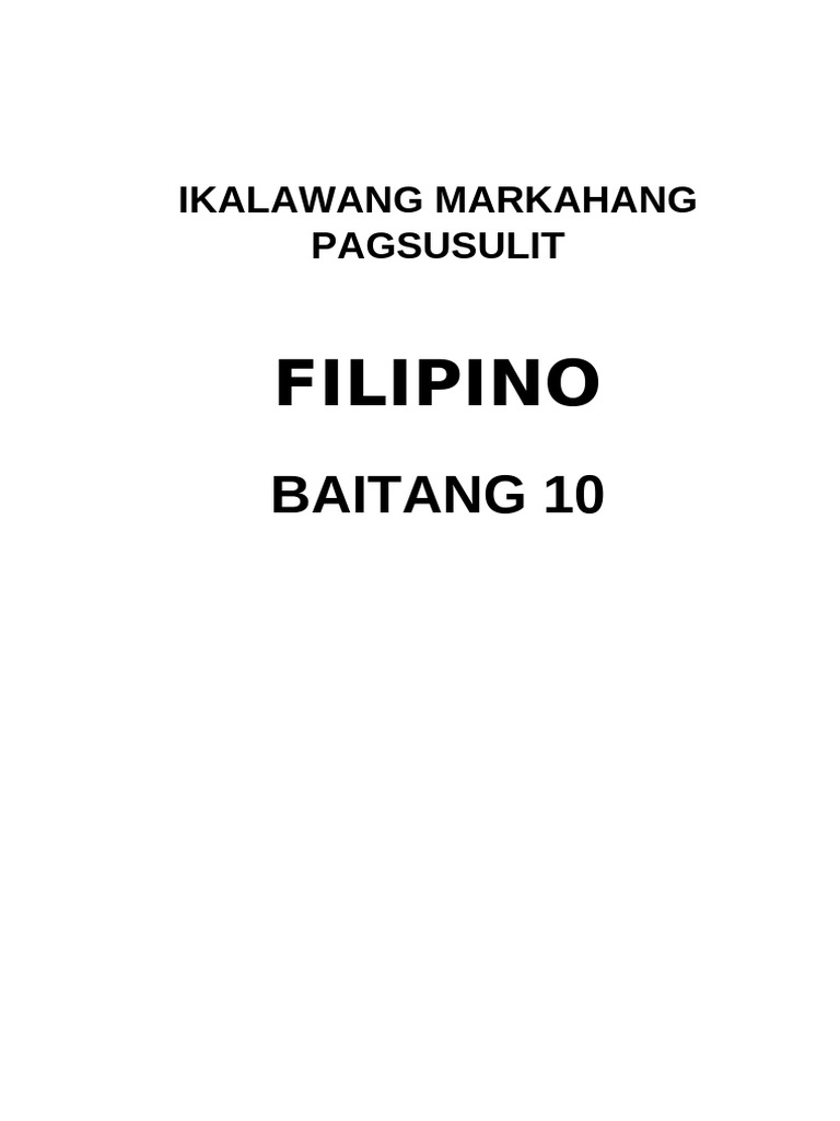 Q2Exam_Fil10_SY | PDF