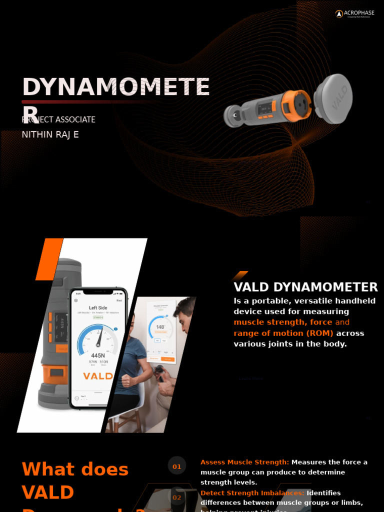 Dynamometer Presentation | PDF | Muscle Contraction | Skeletal Muscle