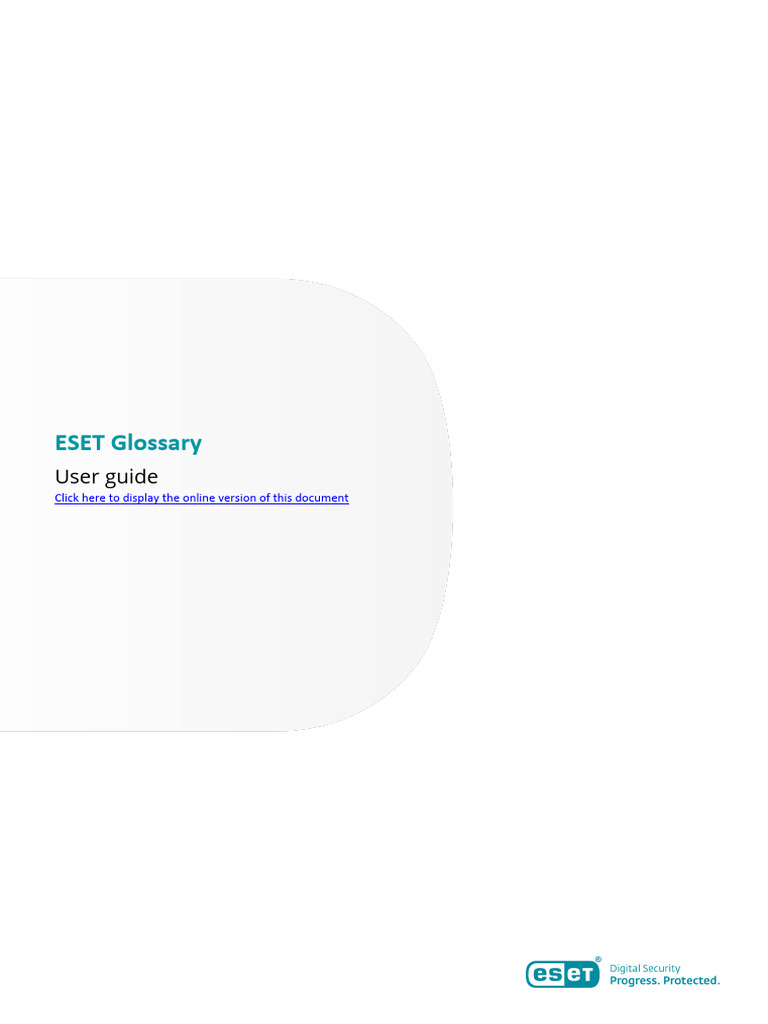 Eset Glossary Enu | PDF | Malware | Computer Virus