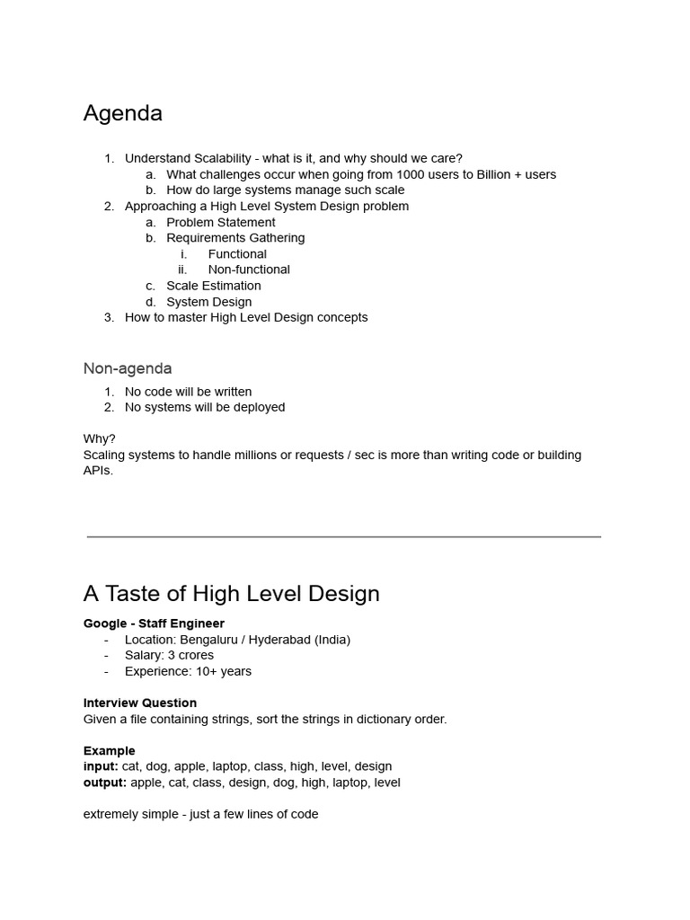 Scaler Masterclass - Notification Systems - HLD - Jan 11 2025 | PDF ...