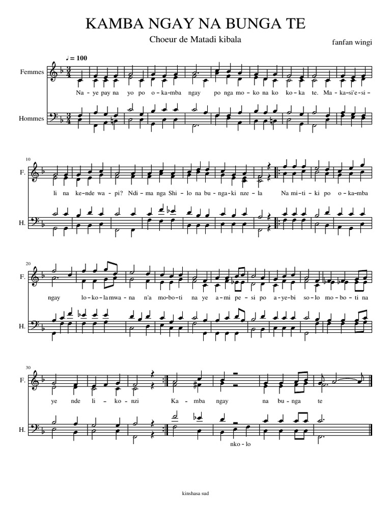 Kamba Ngay Na Bunga Te | PDF