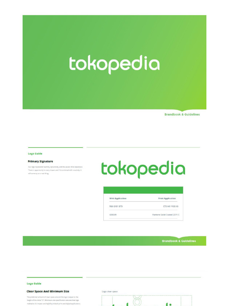 Tokopedia Brand Asset Guideline 1 | PDF