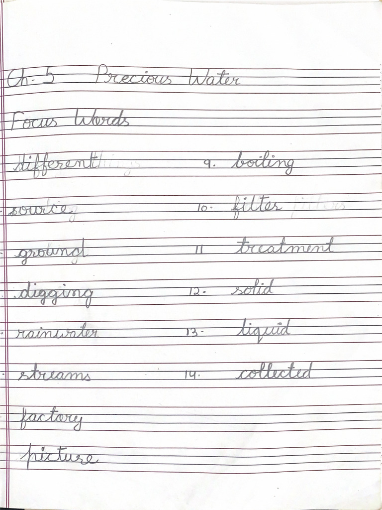 EVS Notebook Work | PDF