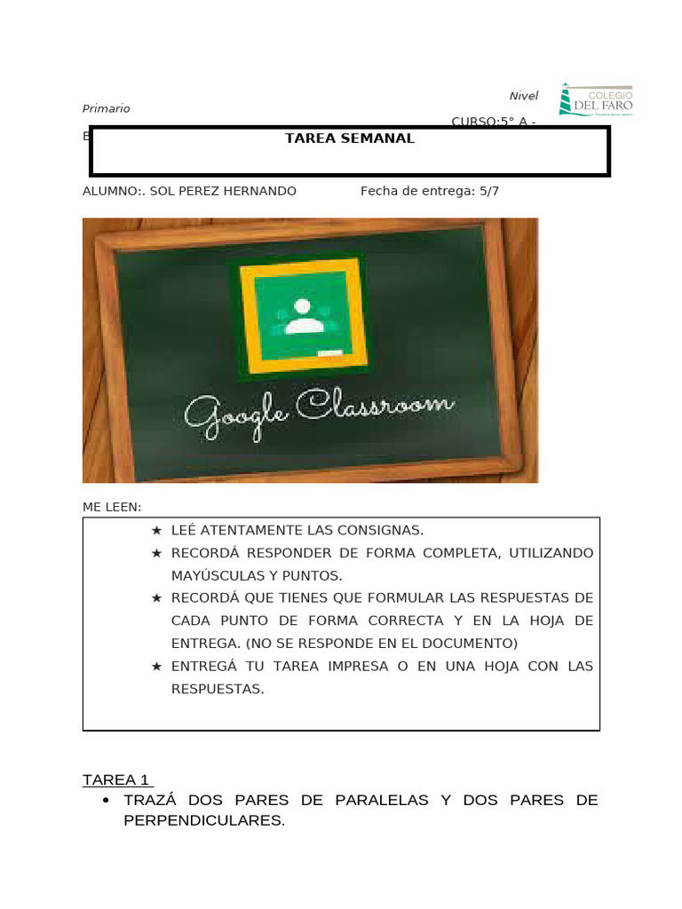 Tarea de Sol | PDF