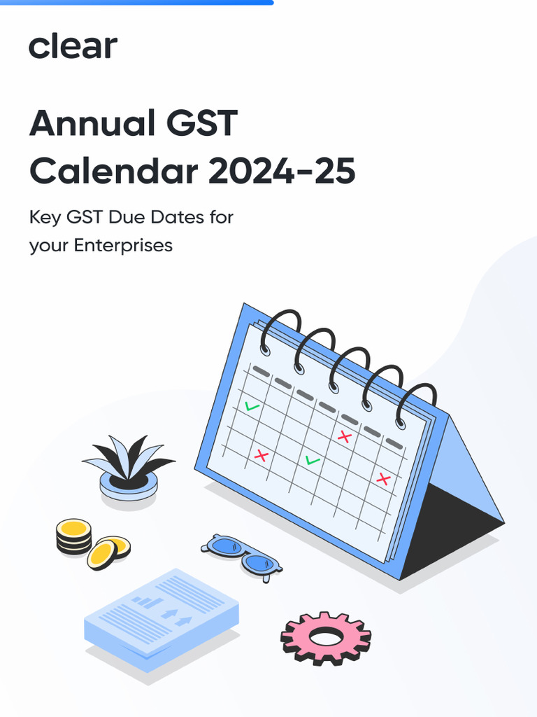 Annual GST Calendar 2024-25-10thjan'25 - Page | PDF