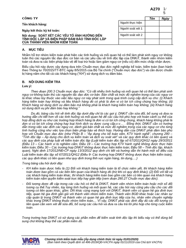 A270 - SX Tinh Doc Lap Va Bien Phap Bao Ve (V) | PDF