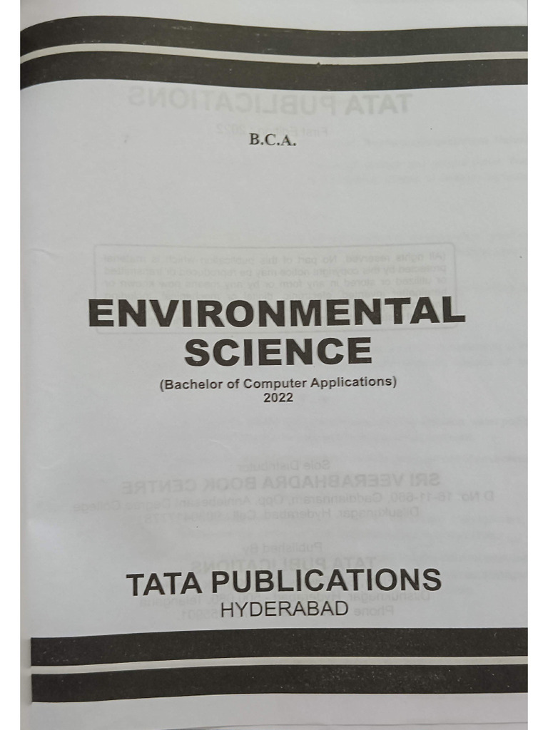 Environmental Science | PDF