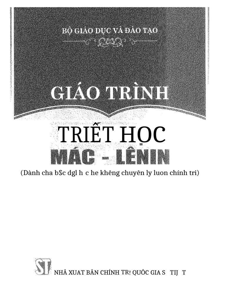 Giáo Trình Triết Học Mac-Lenin | PDF