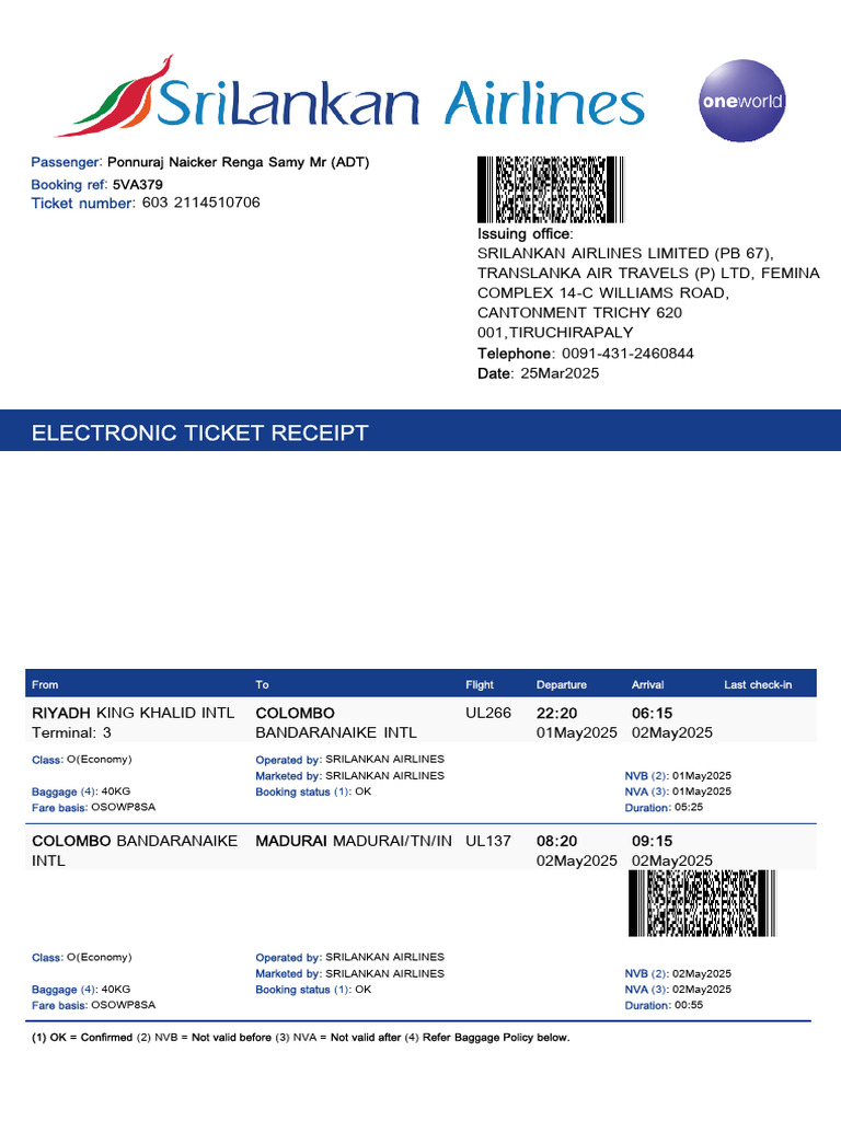 Renga Samy Ponnuraj Naicker, Adt, 01may, CMB | PDF | Credit Card | Fee