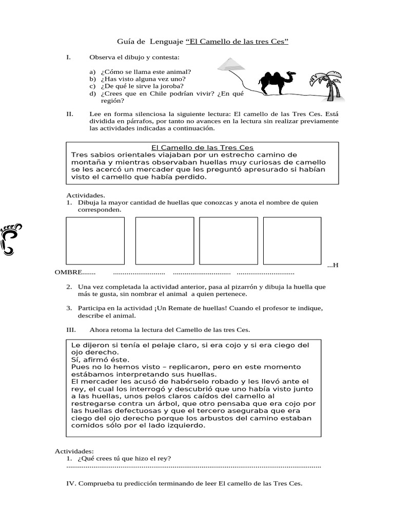 Guía sobre el Camello de las Tres Ces | PDF