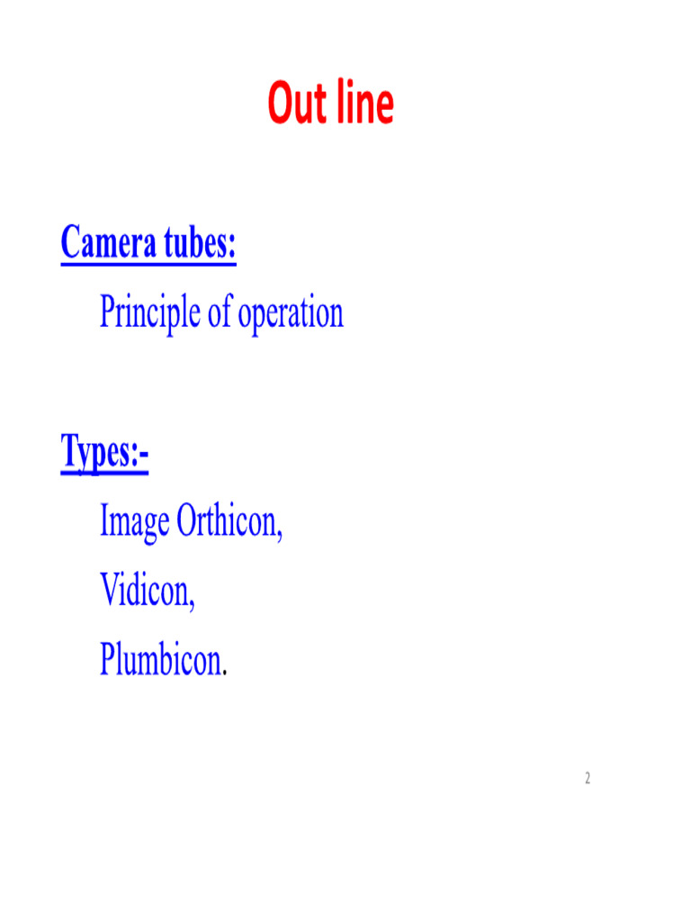 TV Cameras | PDF