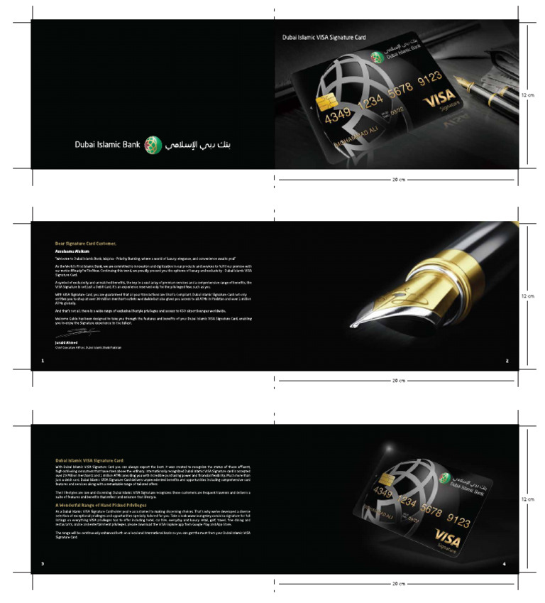 DIB VISA Signature Booklet | PDF