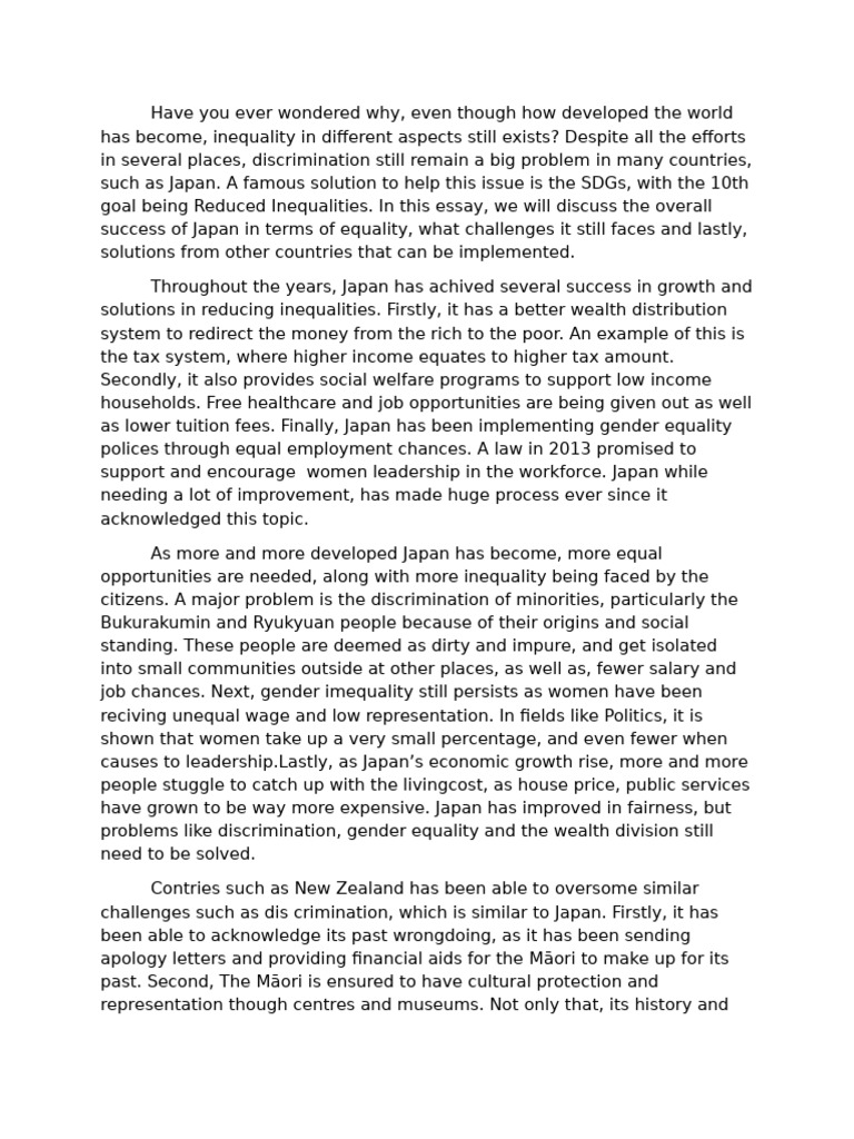 Have You Ever Wondered Why | PDF | Economic Inequality | Discrimination ...