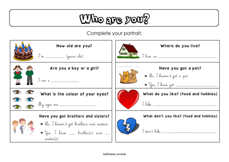 fiches-portrait-a-remplir-ce2-cm1-cm2 | PDF