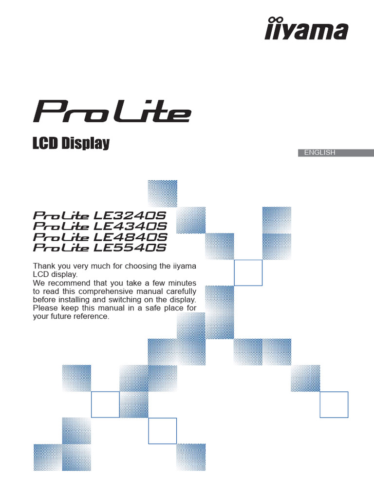 LE32 43 48 5540S-usermanual-e-revF | PDF | Computer Monitor | Menu (Computing)