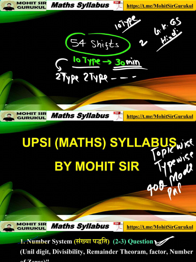 UPSI ARAMBH BATCH INTRODUCTION CLASS - 01 - 11zon | PDF