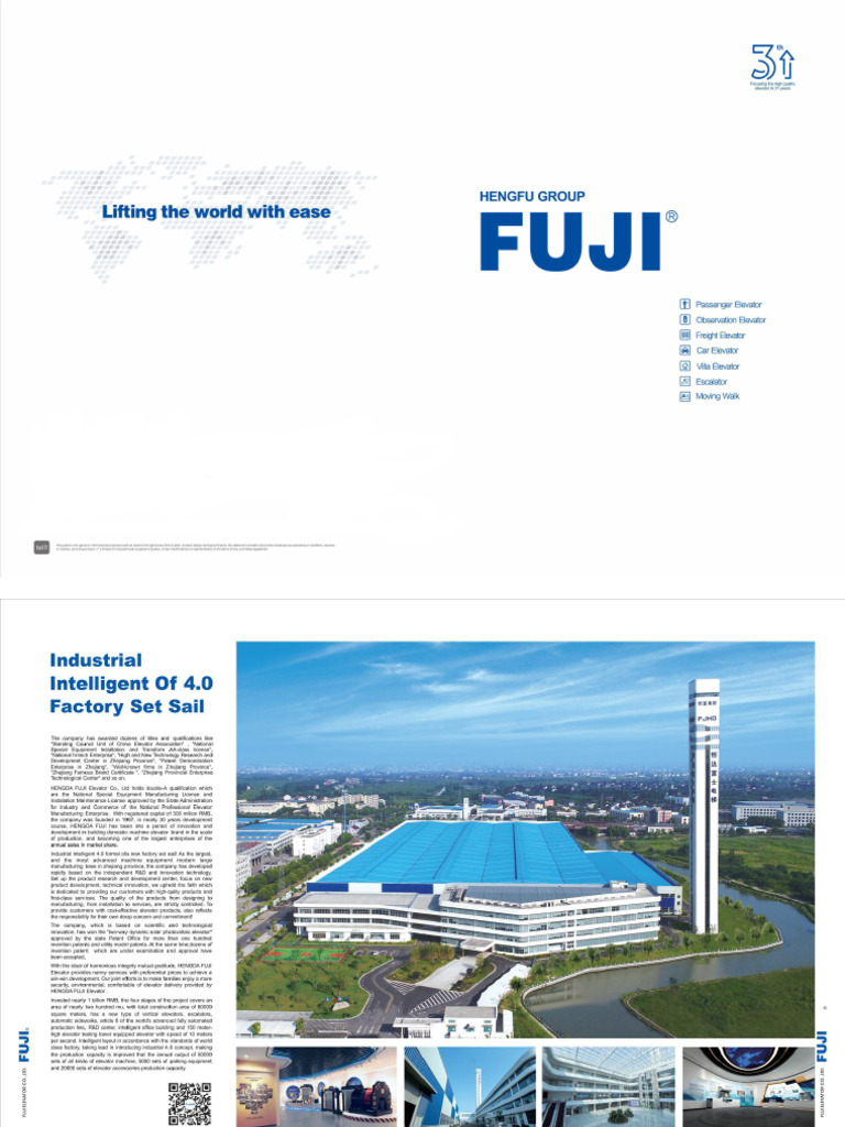 Fuji Elevator Catalog | PDF