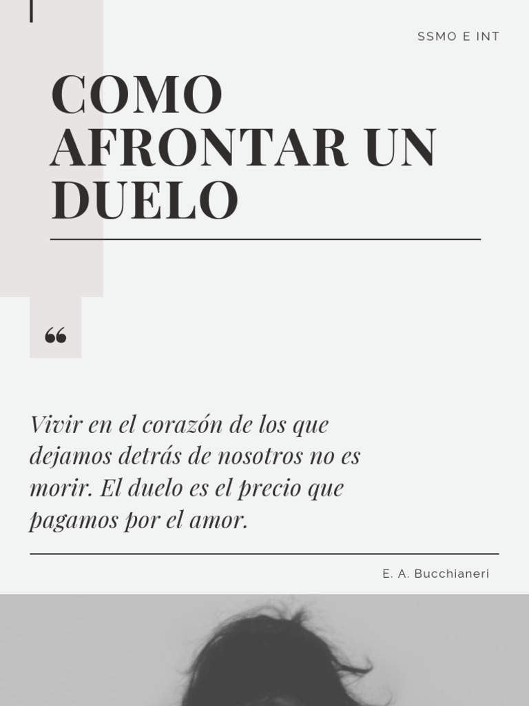 Cómo afrontar el duelo: guía y apoyo | PDF