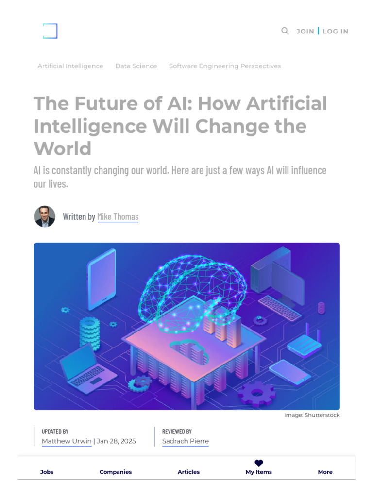 The Future of AI - How AI Is Changing The World - Built in | PDF ...