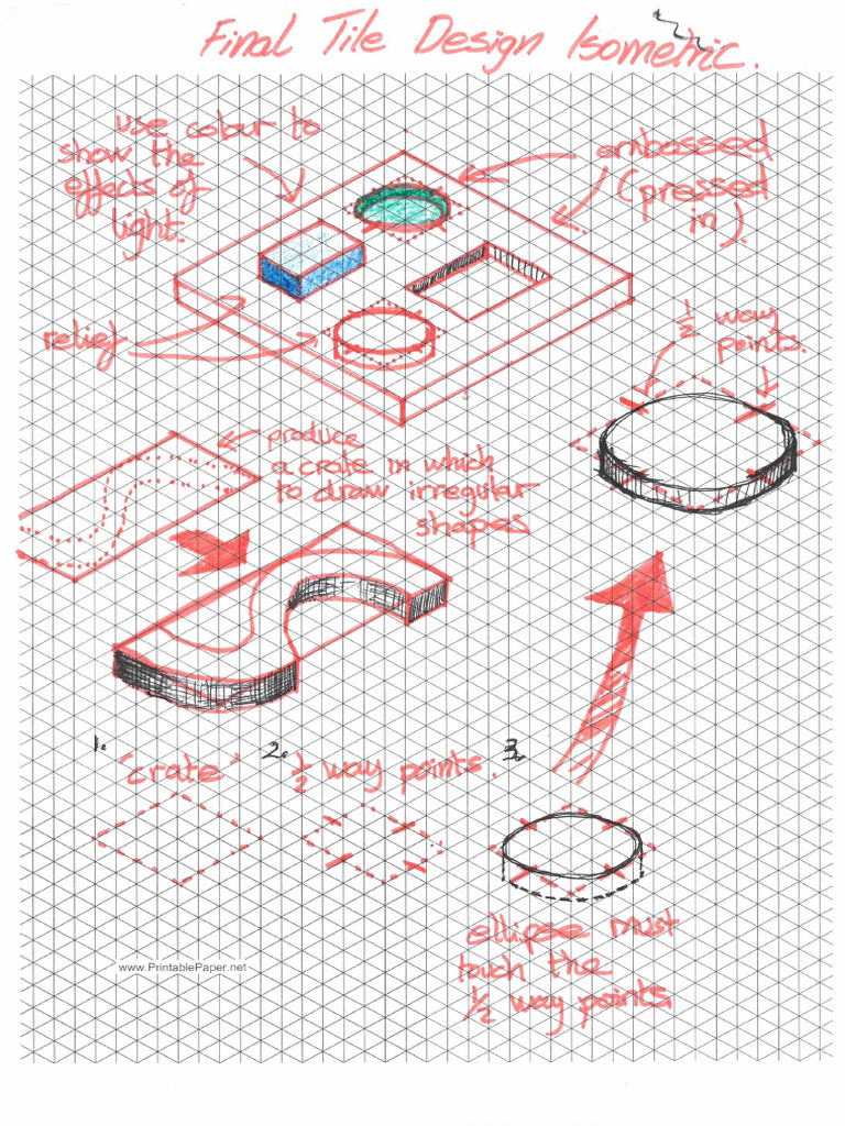3 Isometric Final Design Worksheet | PDF