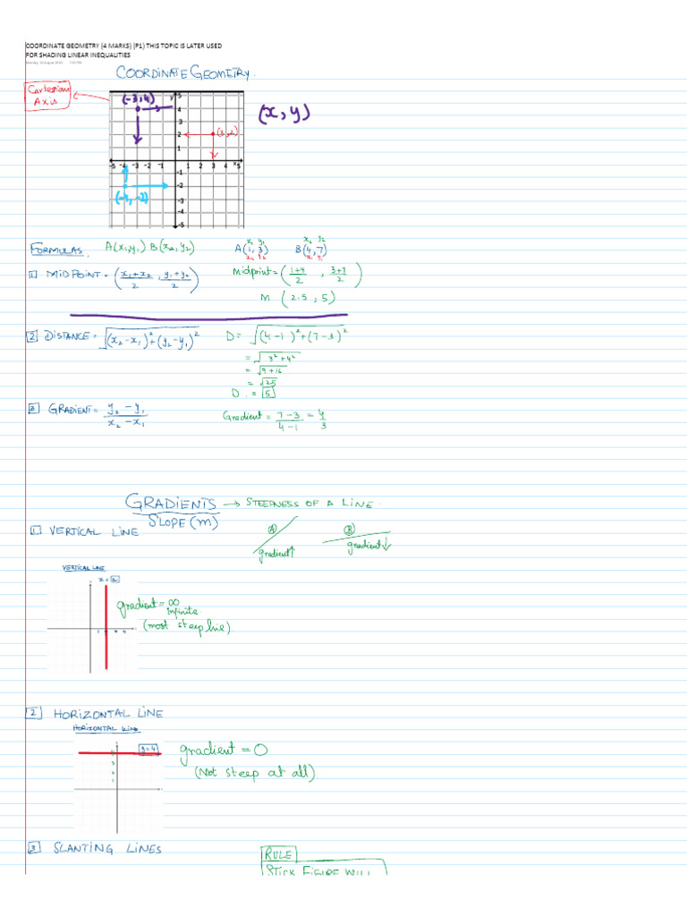 Coordinate Geometry | PDF