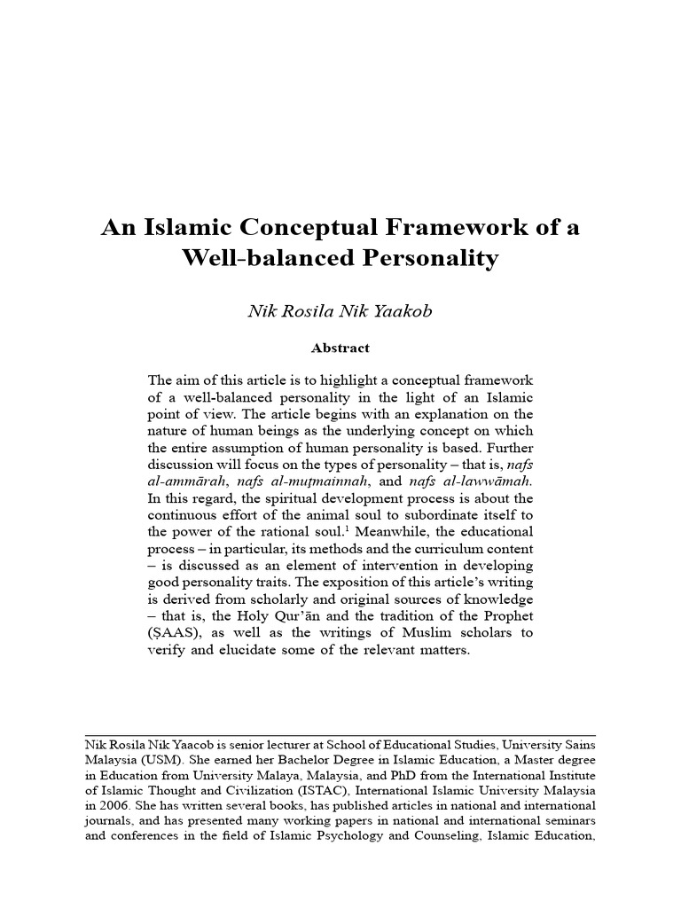 AJISS 28-4 Article 3 An Islamic Conceptual Framework of A Nik Rosila ...