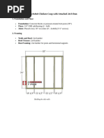 Poultry Fowl Run Design Blueprint | PDF | Building Materials ...