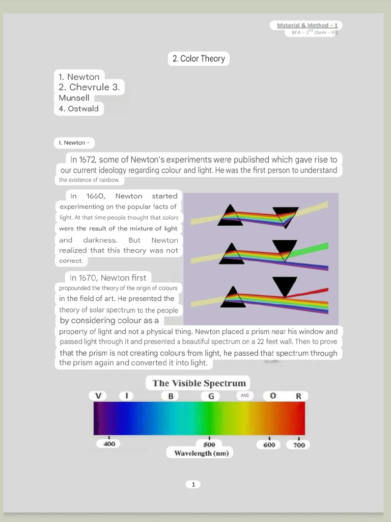 2.colour Theory | PDF