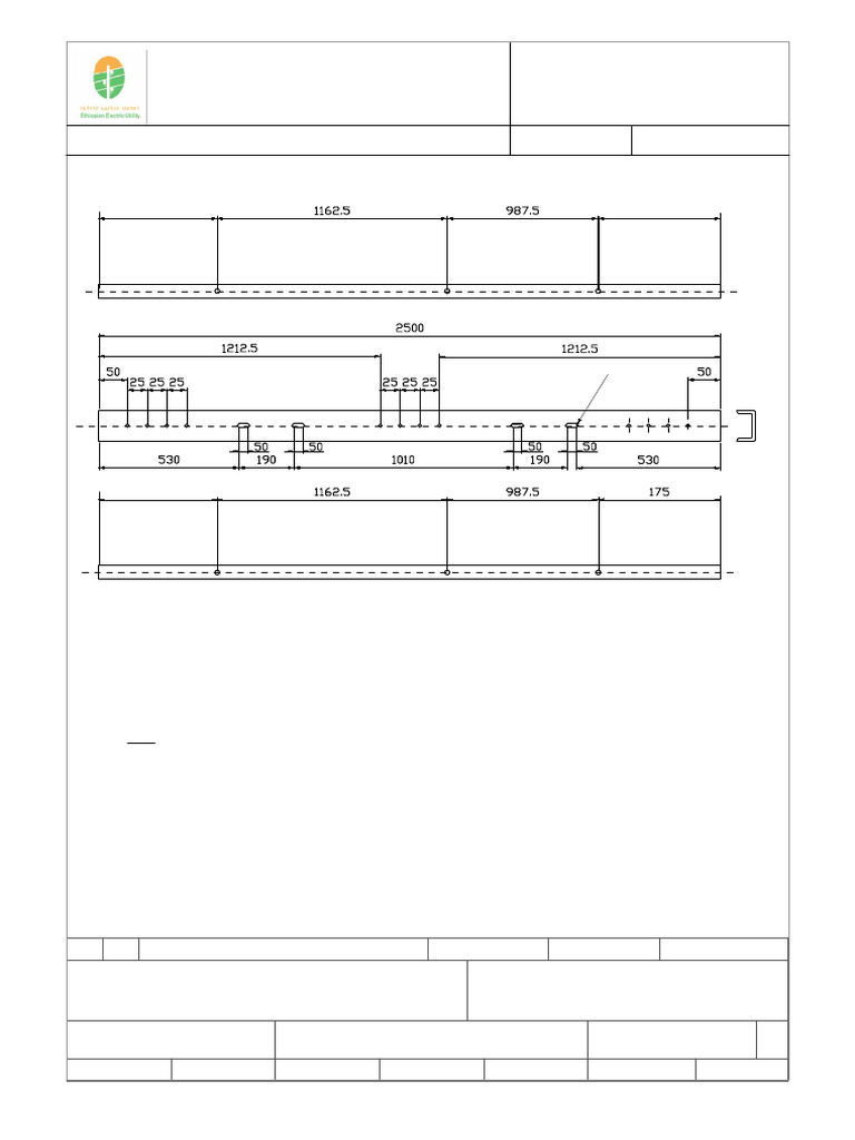 33kV Cross Arm Drawing Specifications | PDF