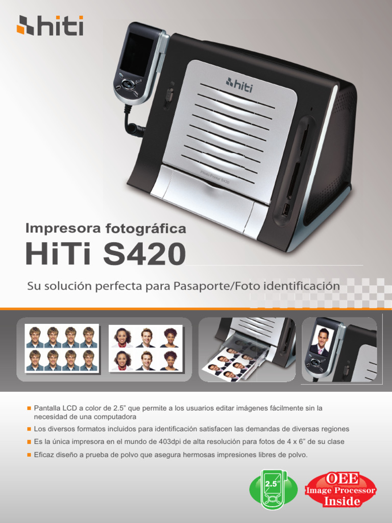 Hiti S420: Impresora Fotográfica | PDF | Impresora (Computación ...