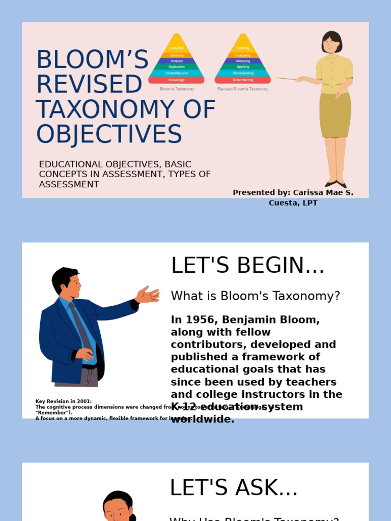 Bloom's Taxonomy and Assessment Guide | PDF | Educational Assessment ...