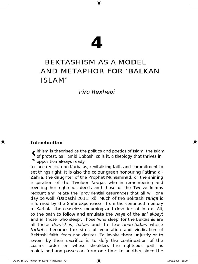 Bektashism As A Model And Metaphor For Balkan Islam | PDF | Abrahamic ...