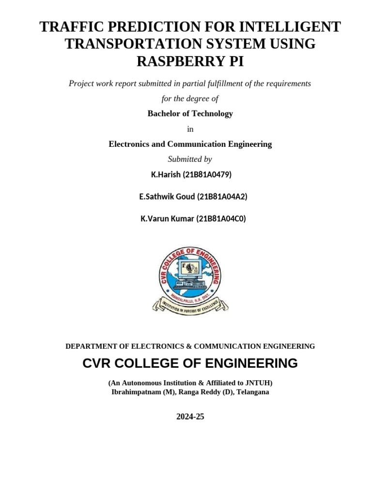 Final Major Project Documentaion | PDF | Usb | Deep Learning