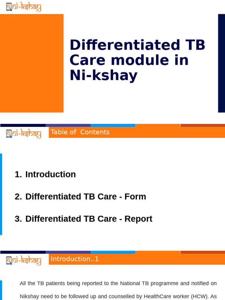 Differentiated TB Care Module Guide | PDF | Health Care | Medicine