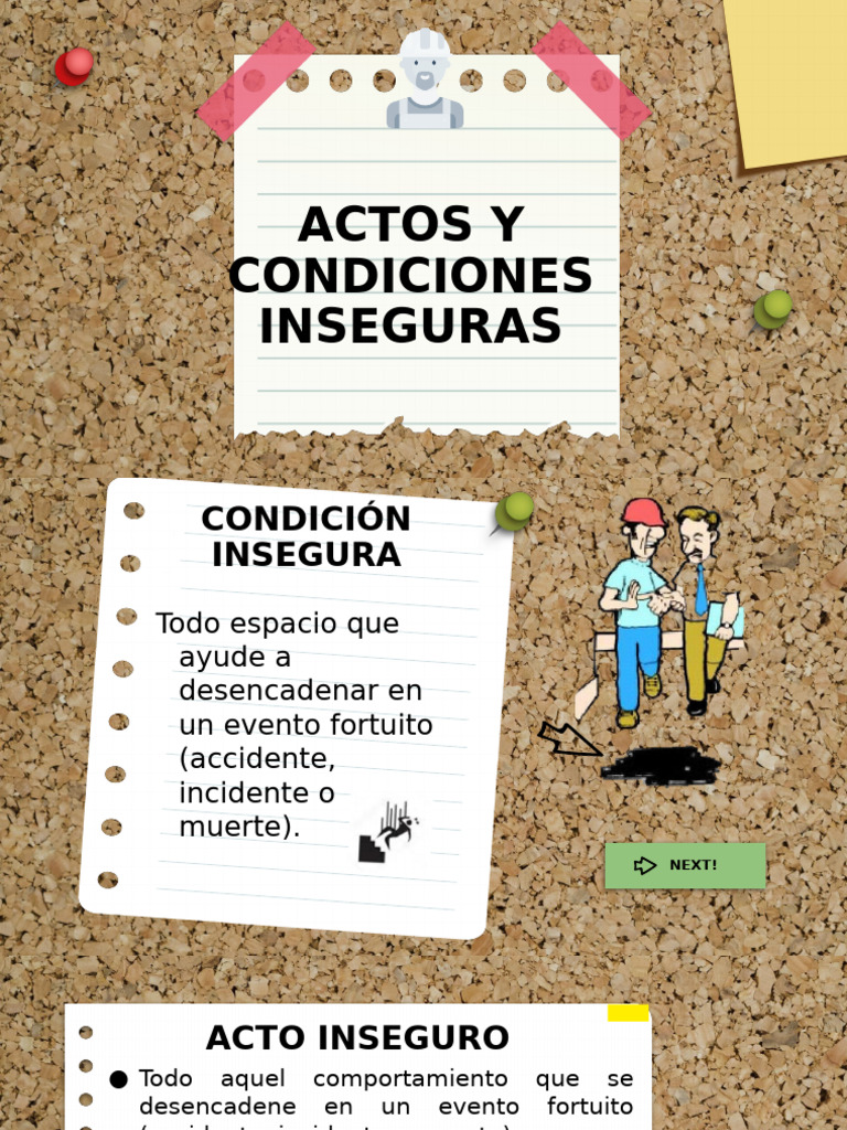 Actos y Condiciones Inseguras 1 | PDF