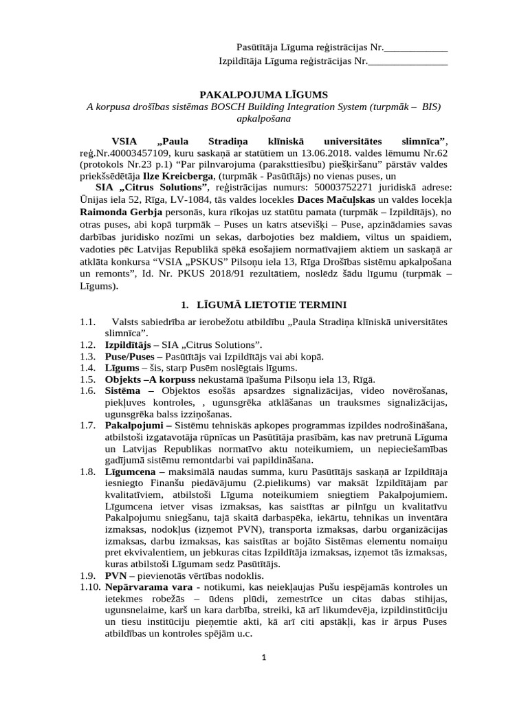 Ligums Citruss | PDF