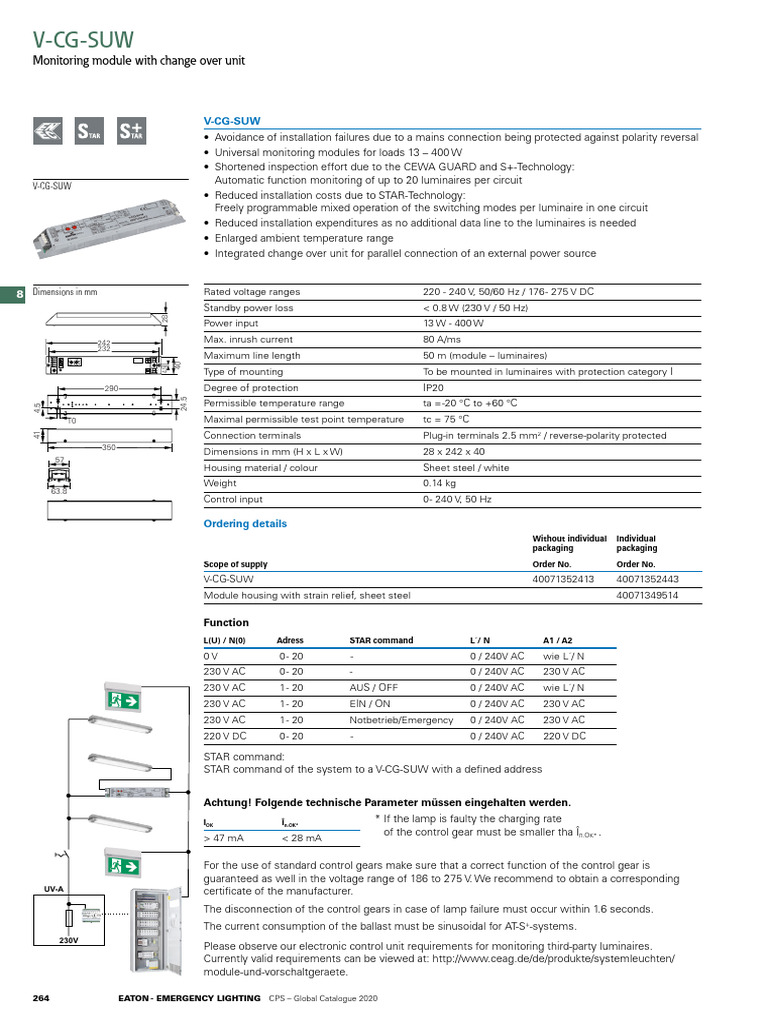 Eaton Ceag El Cps V CG Suw GB | PDF | Mains Electricity | Electrical ...