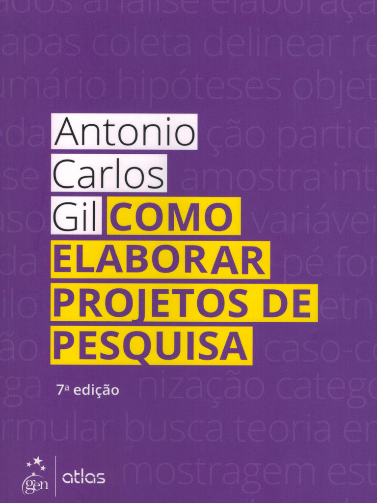 Como elaborar projetos de pesquisa_ Antonio Carlos Gil | PDF