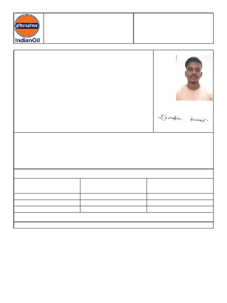 IOCL Application Form No 20101122003832 | PDF | Justice | Crime & Violence