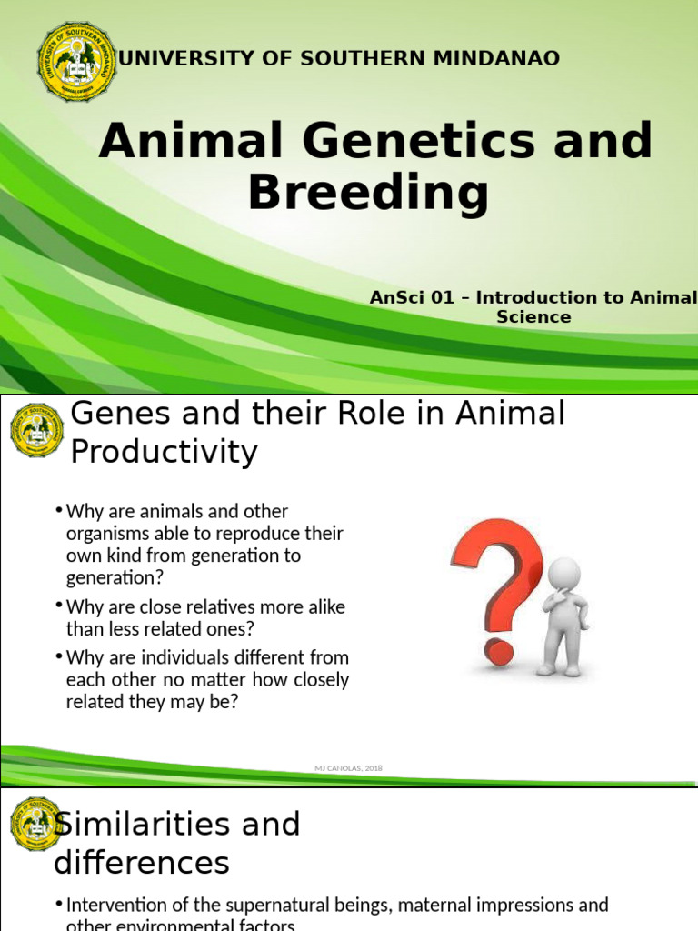 Module 7 Animal Genetics and Breeding | PDF | Dominance (Genetics ...