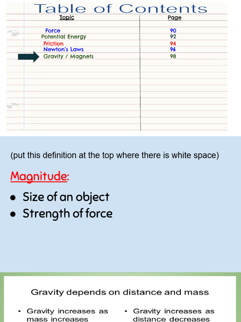 gravity _ magnetism notes | PDF