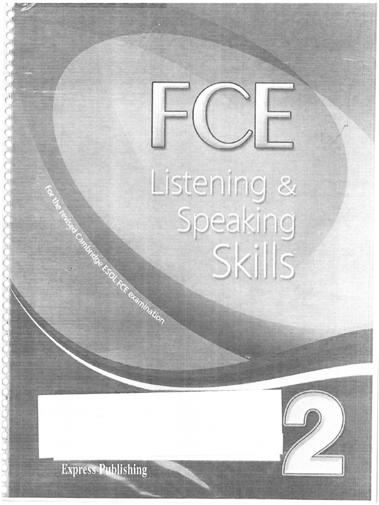 FCE LISTENING SPEAKING SKILLS | PDF