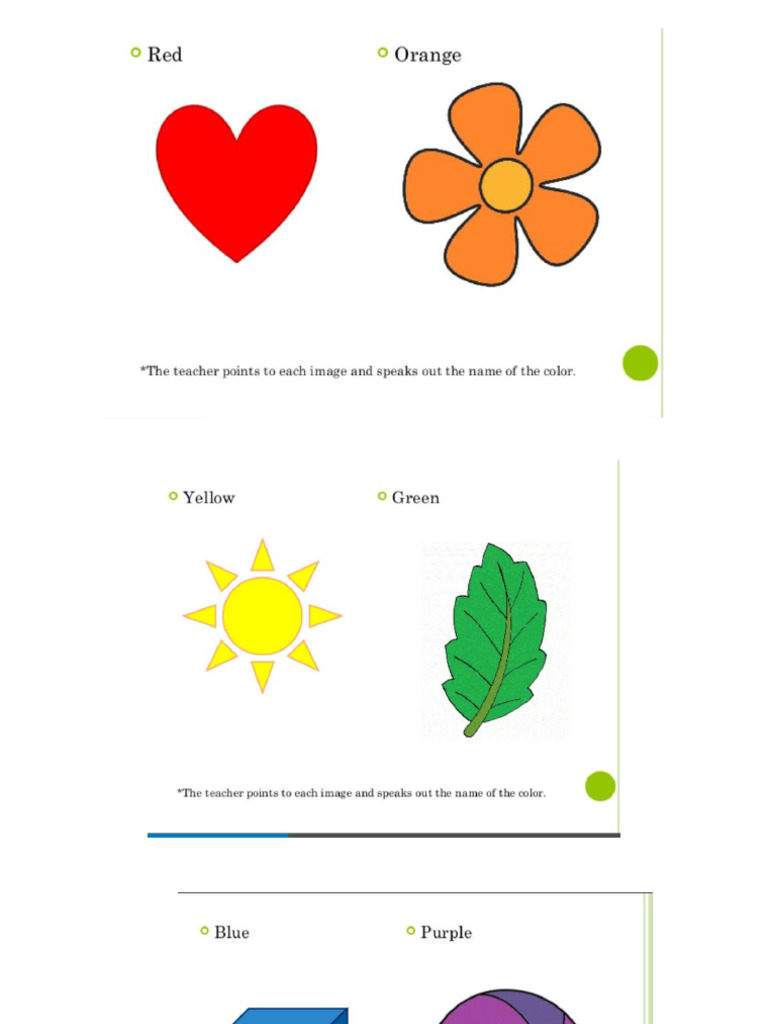 English Colors Vocabulary | PDF